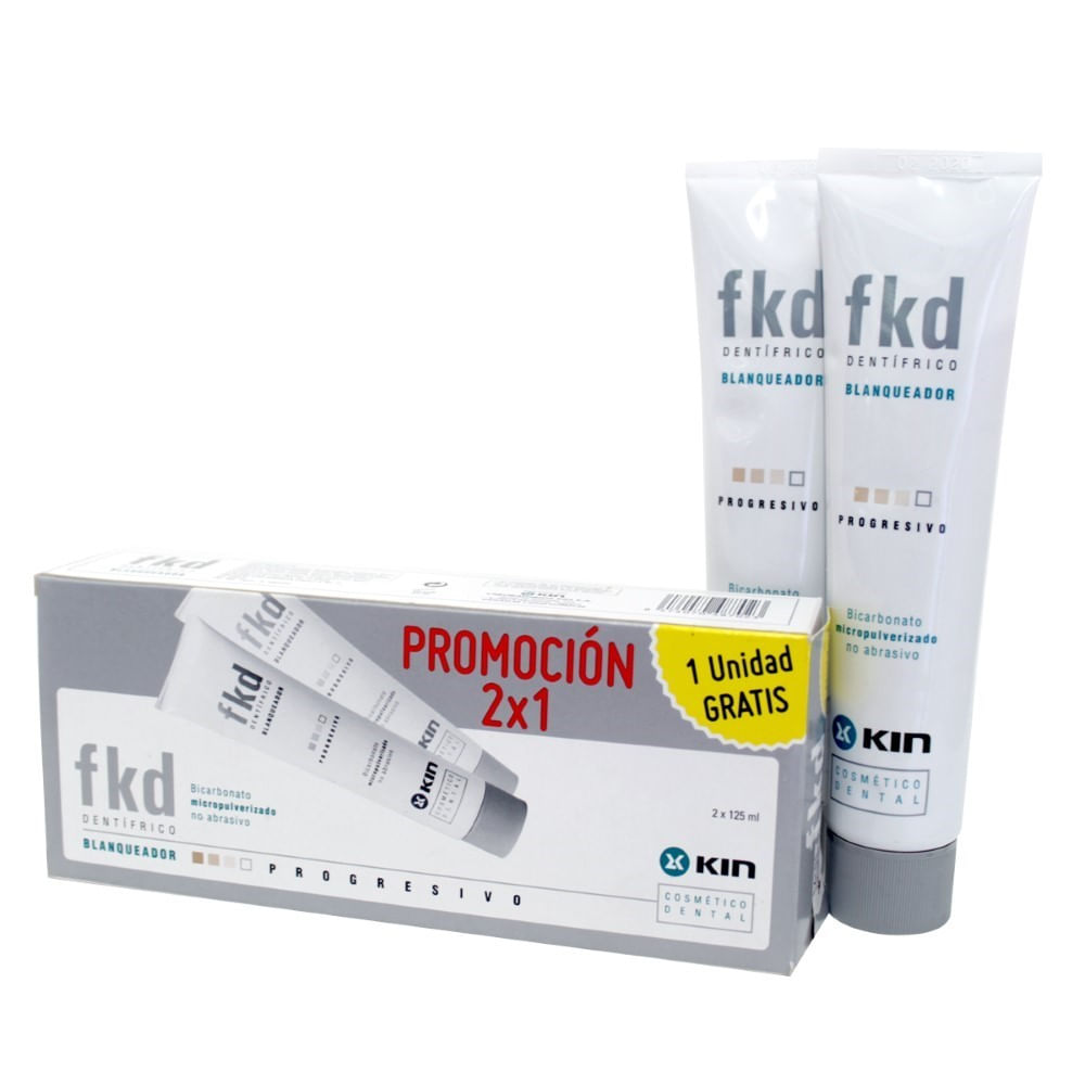 Fkd dentrifico blank. 125ml prom 2 x 1 - Siman El Salvador