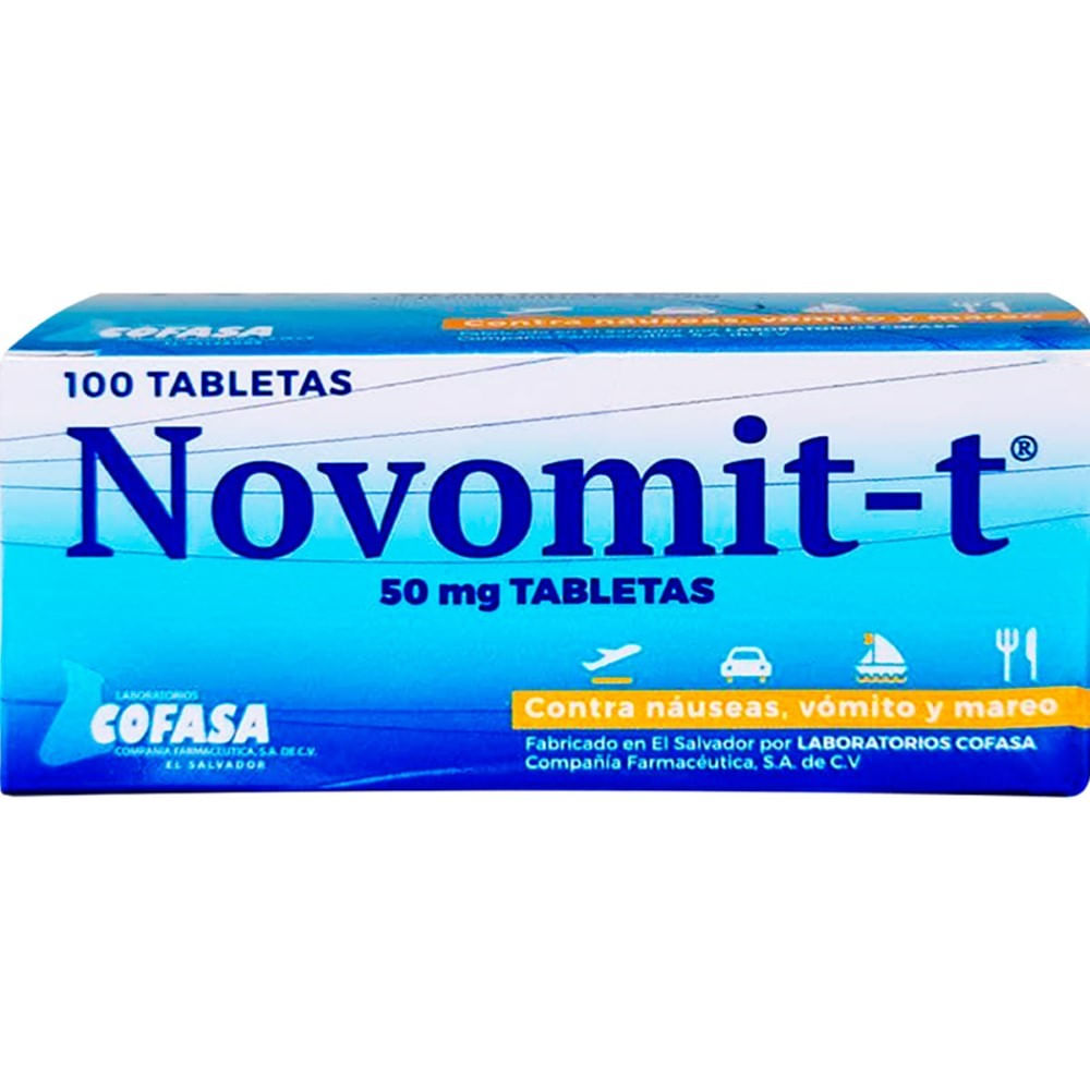 Novomit-t 50mg x 100 tabletas - Siman El Salvador