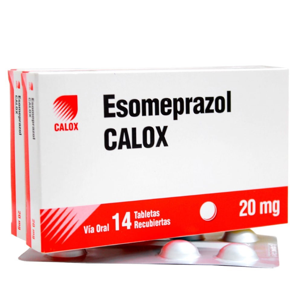 Esomeprazol calox 20 mg x 14 tabletas - Siman El Salvador