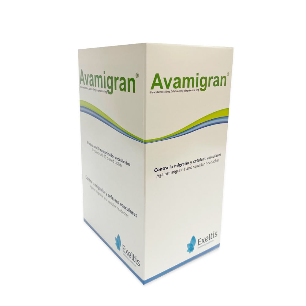 Avamigran x 100 comprimidos recubiertos - Siman El Salvador