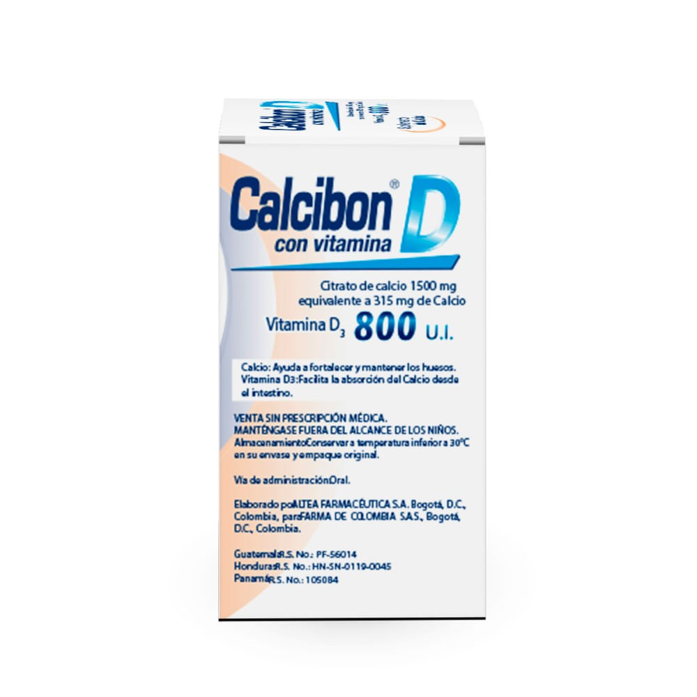 Calcibon d 800ui x 30 tabletas