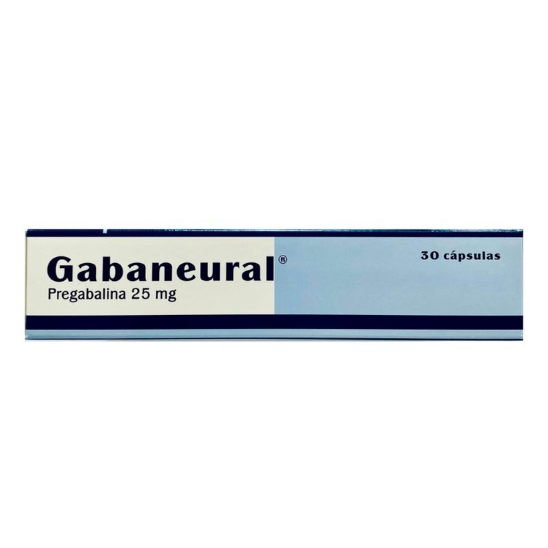 Gabaneural 25mg x 30 capsulas - Siman El Salvador