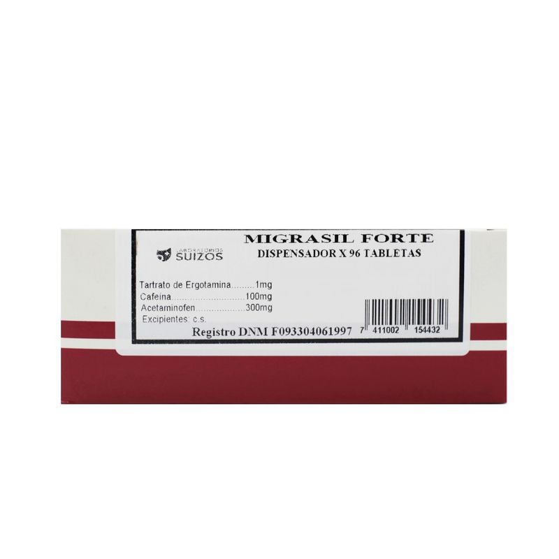 Migrasil forte x 96 tabletas - Siman El Salvador