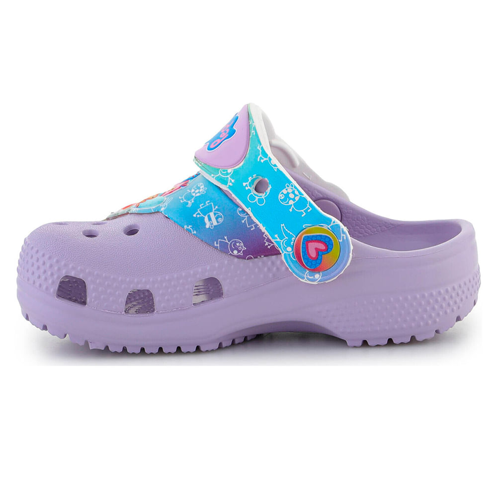 Crocs Clásico Clog morado Peppa Pig para niña bebé - Siman El Salvador