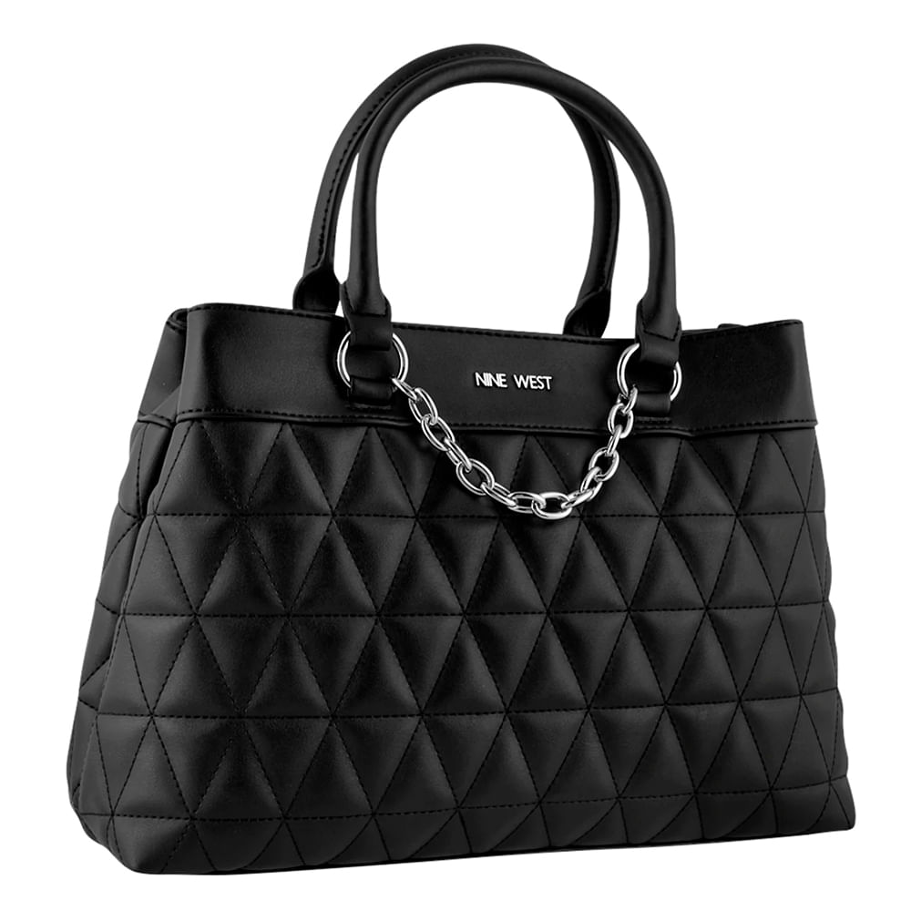 Cartera satchel Nine West color negro para dama