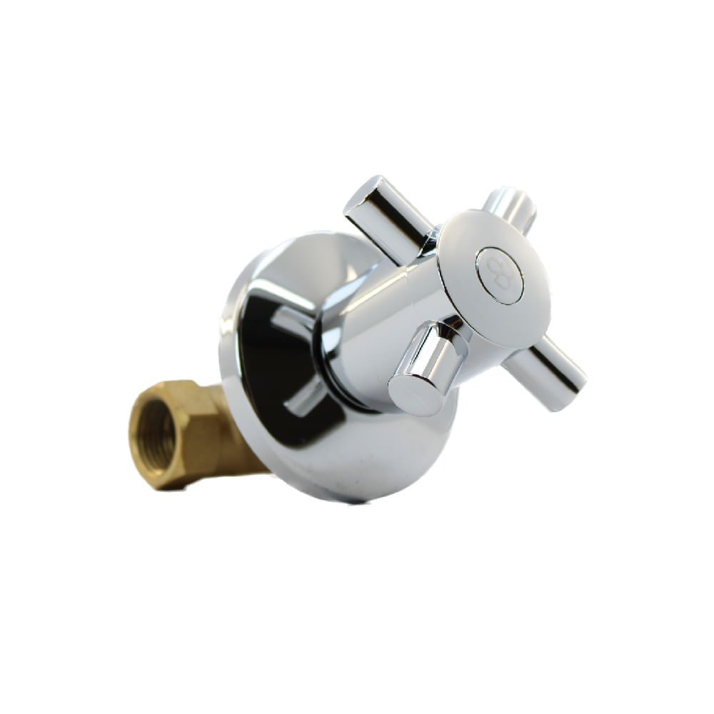 Llave para ducha Griven individual cromado tipo cruceta - Siman El Salvador