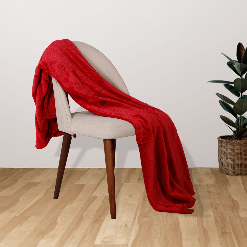 Frazada textura jacquard square 50"x70"