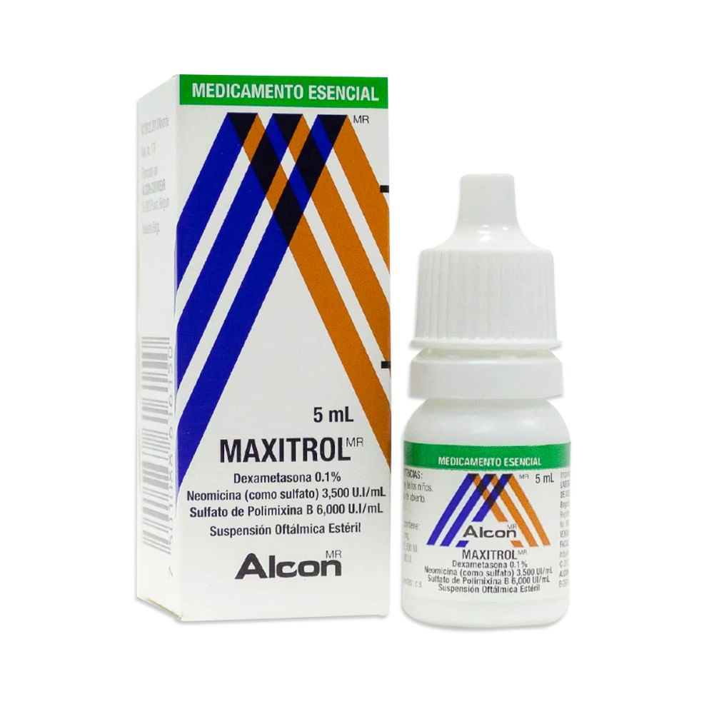 Maxitrol solucion oftalmica 0.1% frasco x5ml - Siman El Salvador