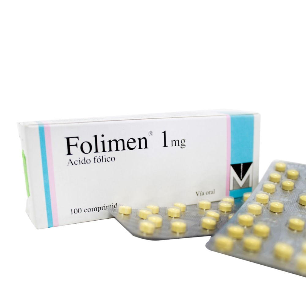 Folimen 1mg x 100 comprimidos - Siman El Salvador