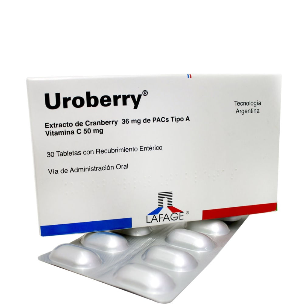 Uroberry x 30 comprimidos - Siman El Salvador