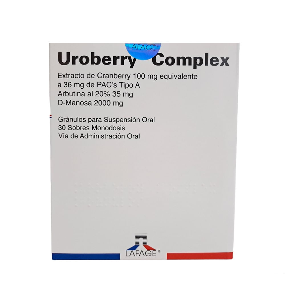 Uroberry complex x 30 sobres granulados - Siman El Salvador