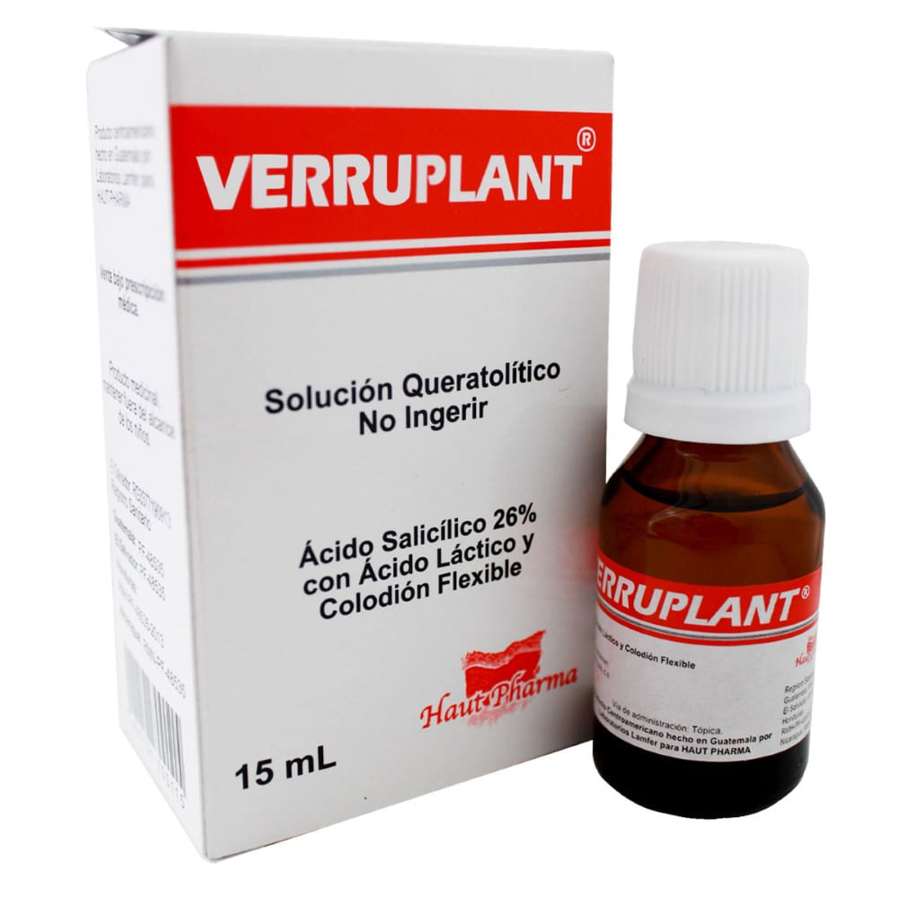 Verruplant 26% frasco x 15ml - Siman El Salvador