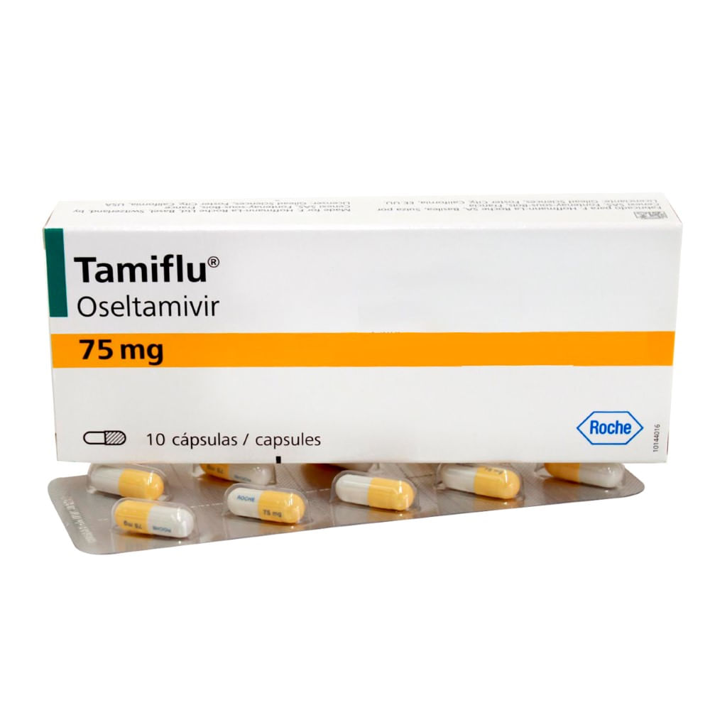 Tamiflu 75mg x 10 capsulas (oseltamivir)