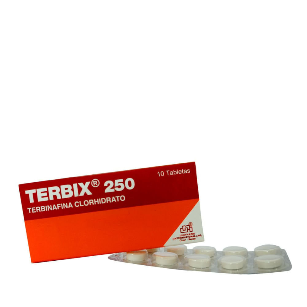 Terbix 250mg x 10 tabletas - Siman El Salvador