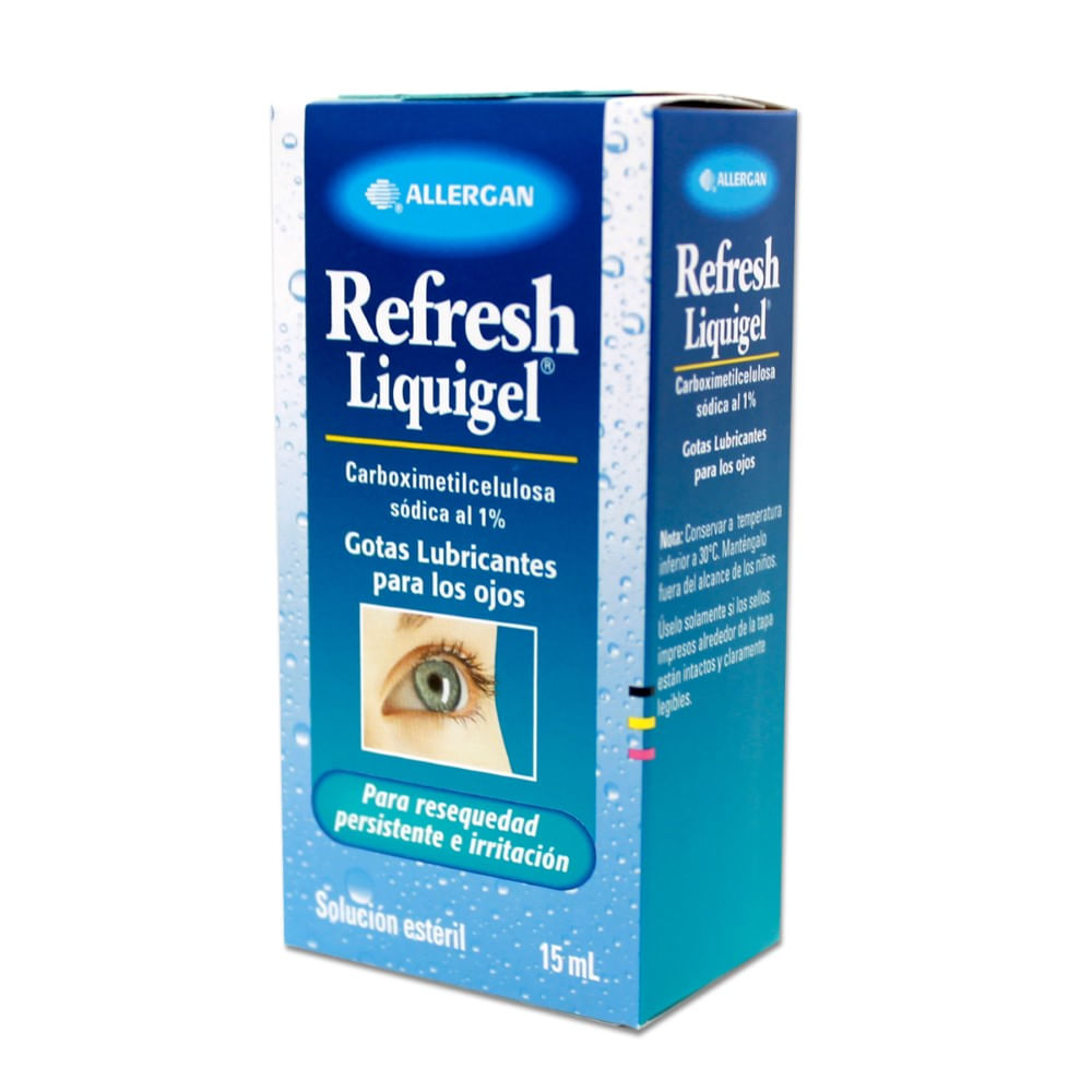 Refresh liquigel 1% solucion oftalmica 15ml - Siman El Salvador