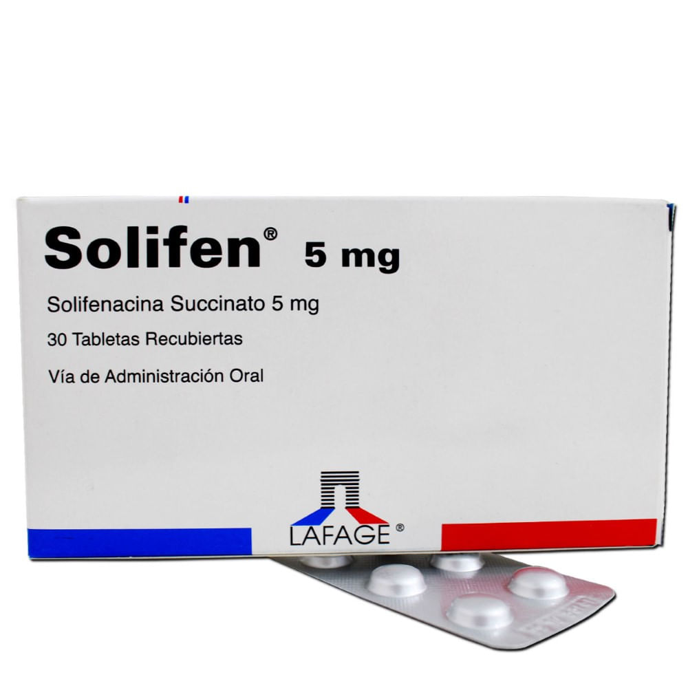 Solifen 5mg x 30 tabletas - Siman El Salvador