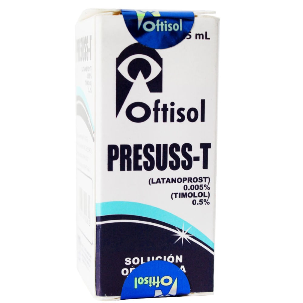 Presuss-t 0.005%/0.5% colirio frasco x 2.5ml - Siman El Salvador