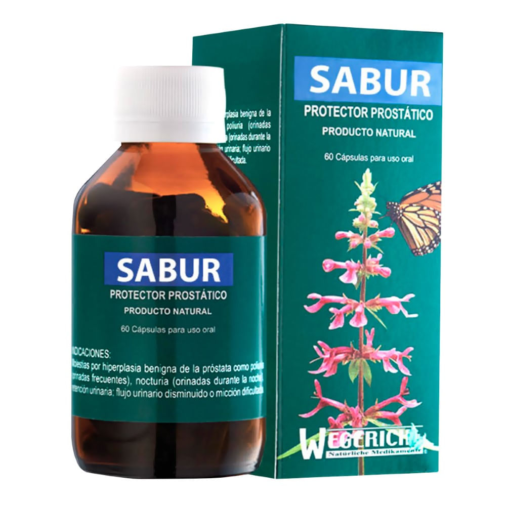 Sabur frasco x 60 capsulas - Siman El Salvador