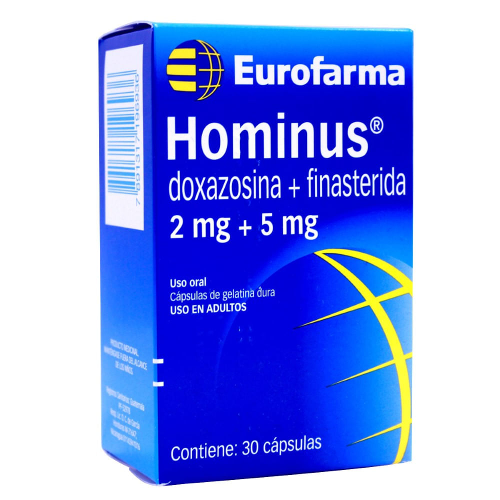 Hominus 2mg+5mg x 30 capsulas - Siman El Salvador