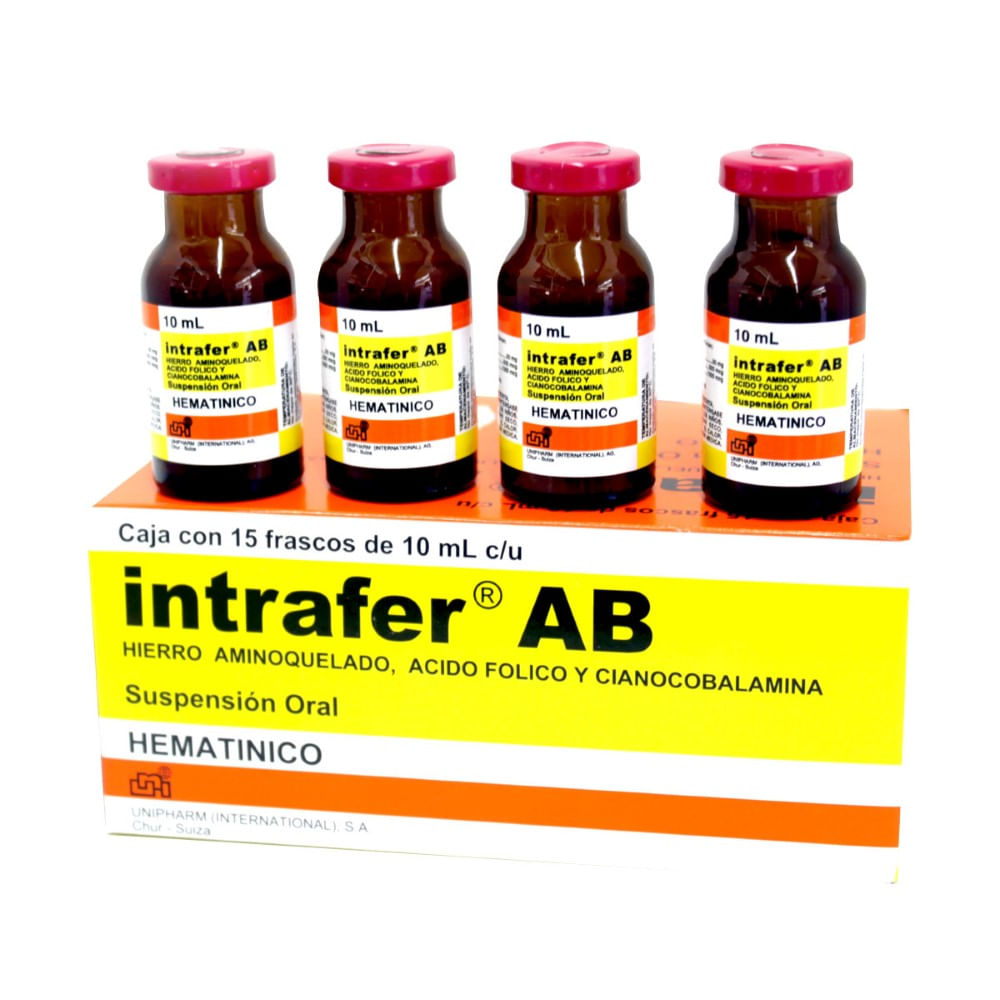 Intrafer x 15 ampollas bebibles - Siman El Salvador