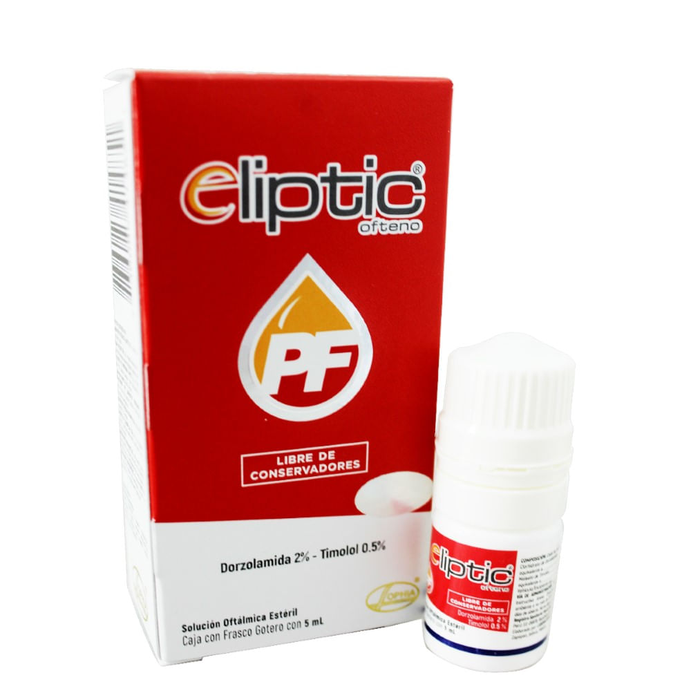 Eliptic pf ofteno solucion oftalmica frasco x 5 ml