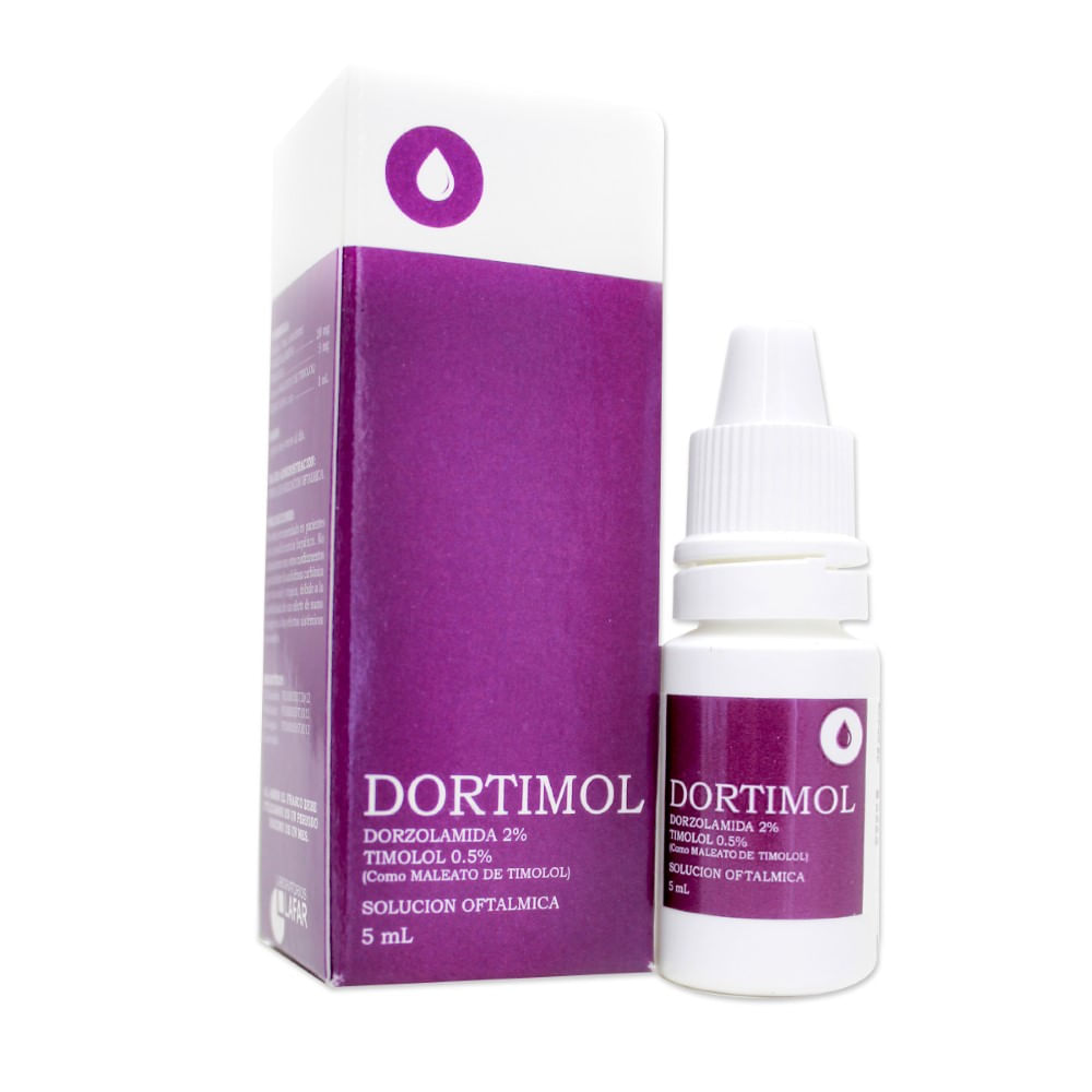 Dortimol solucion oftalmica frasco x 5 ml