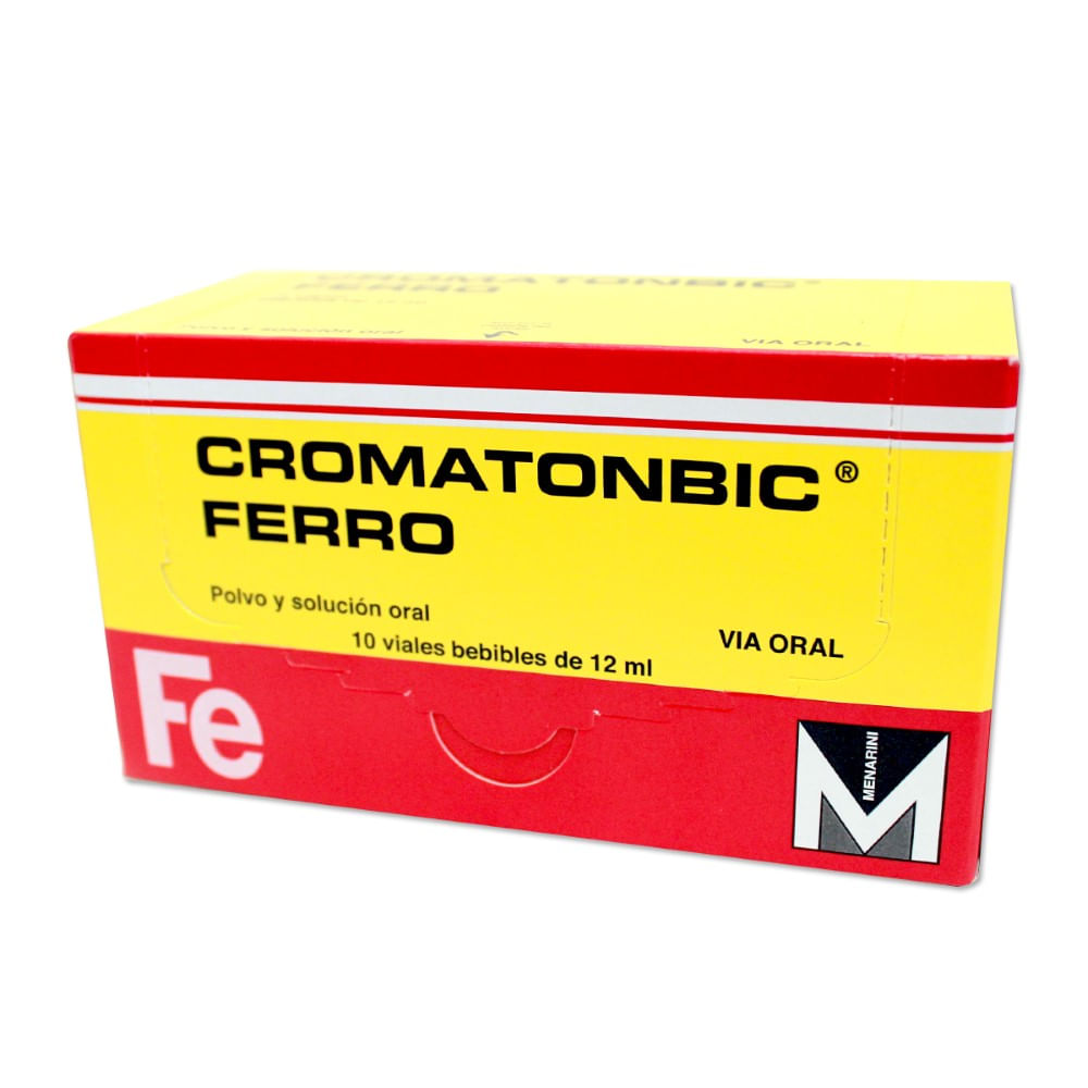 Cromatombic ferro x 10 viales bebibles de 12 ml - Siman El Salvador