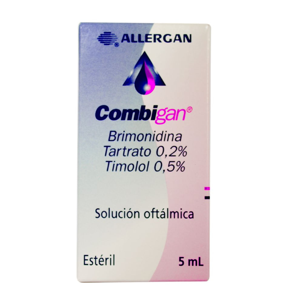 Combigan solucion oftalmica 0.2%+0.5% frasco x5ml - Siman El Salvador