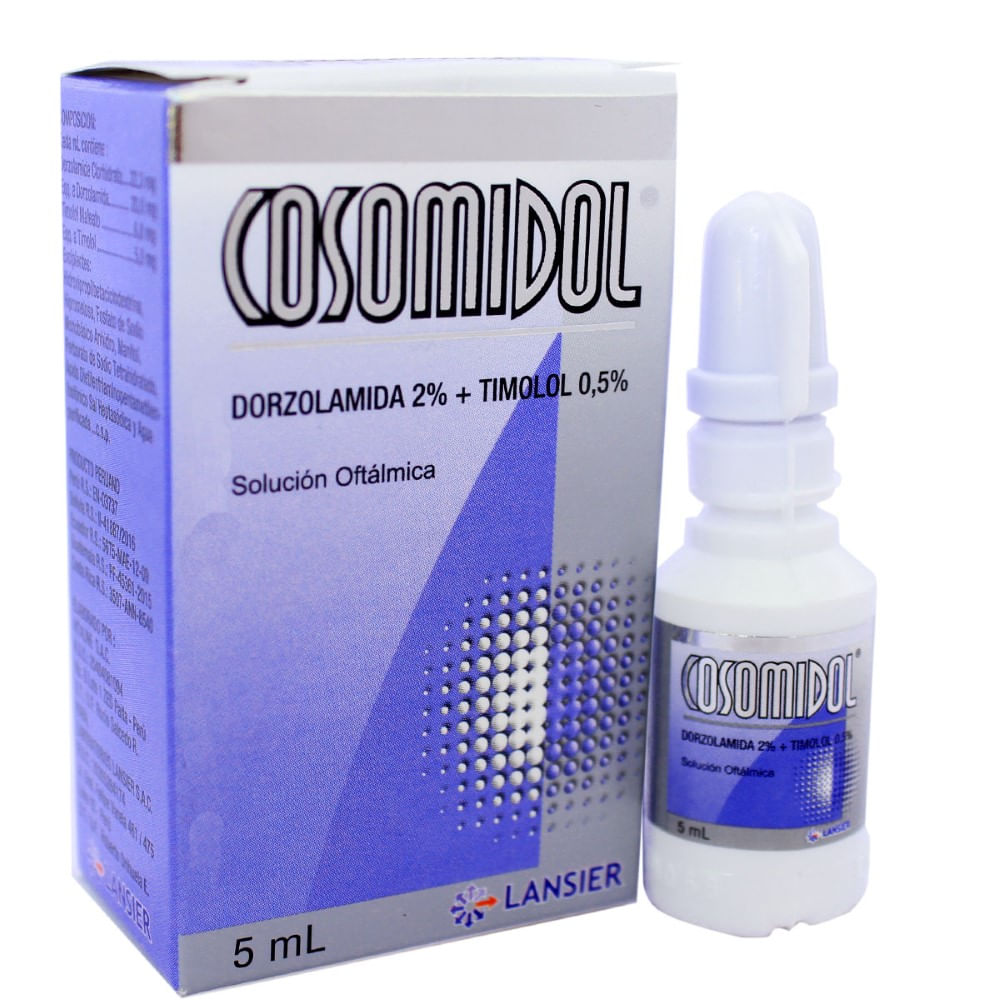 Cosomidol solucion oftalmica frasco x 5 ml