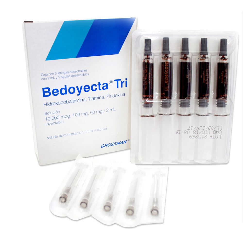 Bedoyecta tri 50,000 x 5 ampollas inyectables 2ml - Siman El Salvador