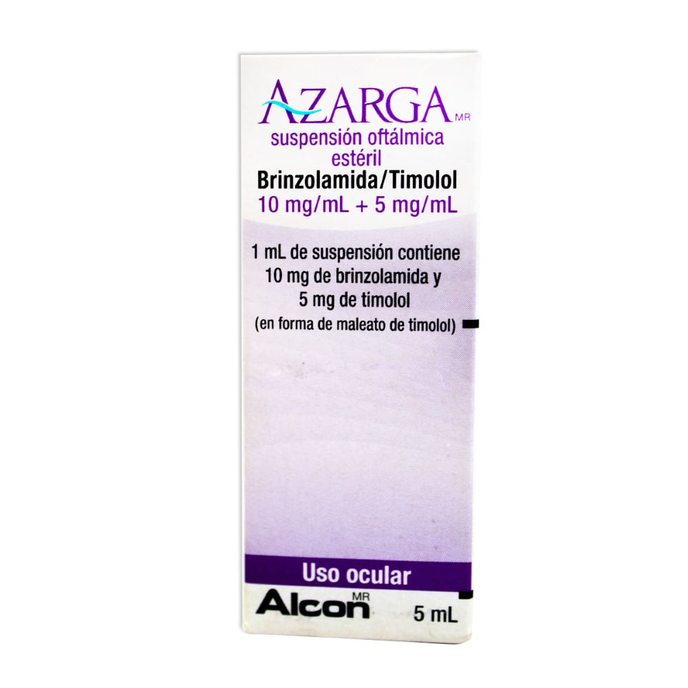 Azarga gotas oftalmica suspensión frasco 5ml