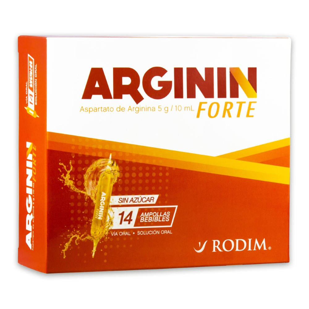 Arginin forte x 14 ampollas bebibles - Siman El Salvador