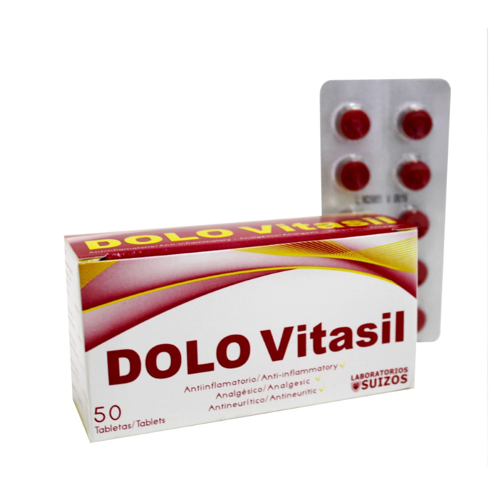Dolo-vitasil x 50 tabletas - Siman El Salvador