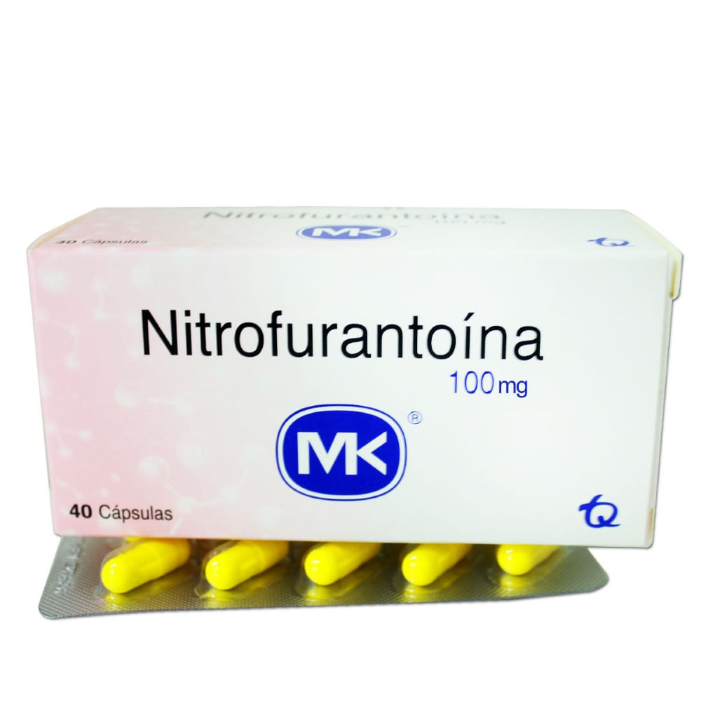 Nitrofurantoina mk 100mg x 40 capsulas - Siman El Salvador