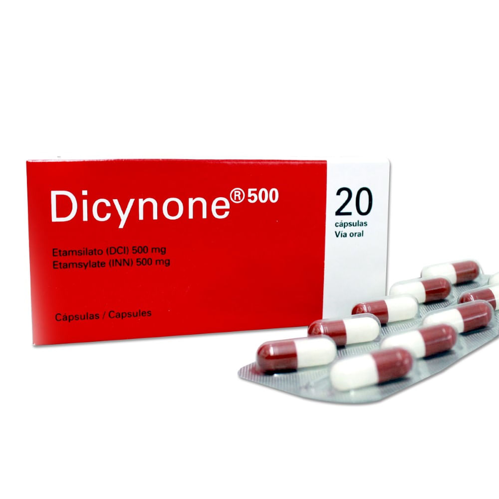 Dicynone 500mg x 20 comprimidos - Siman El Salvador