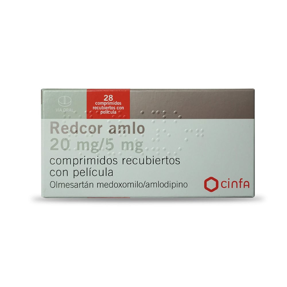 Redcor amlo 20mg/5mg x 28 comprimidos