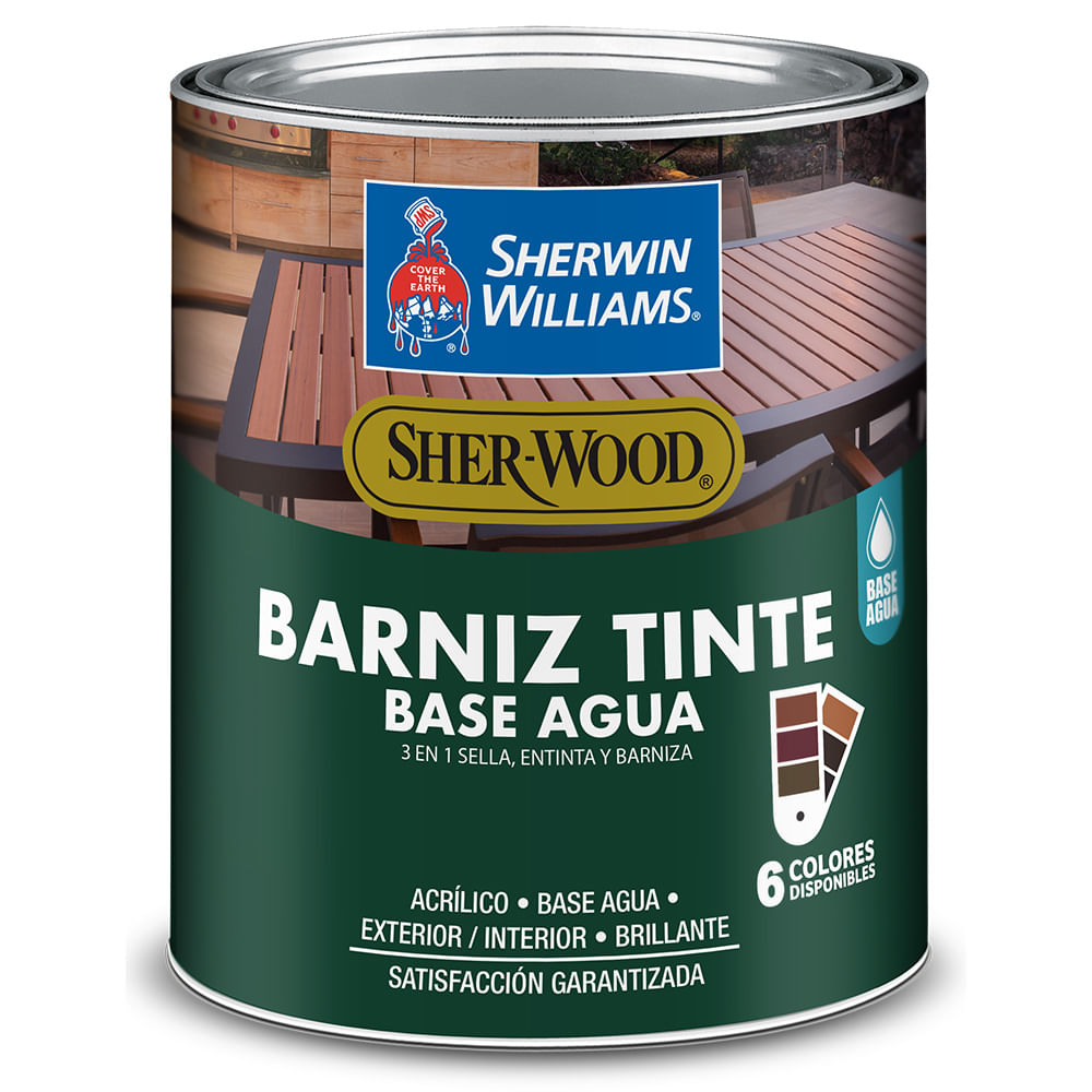 Pintura Barniz base agua 3 en 1 exterior - Siman El Salvador