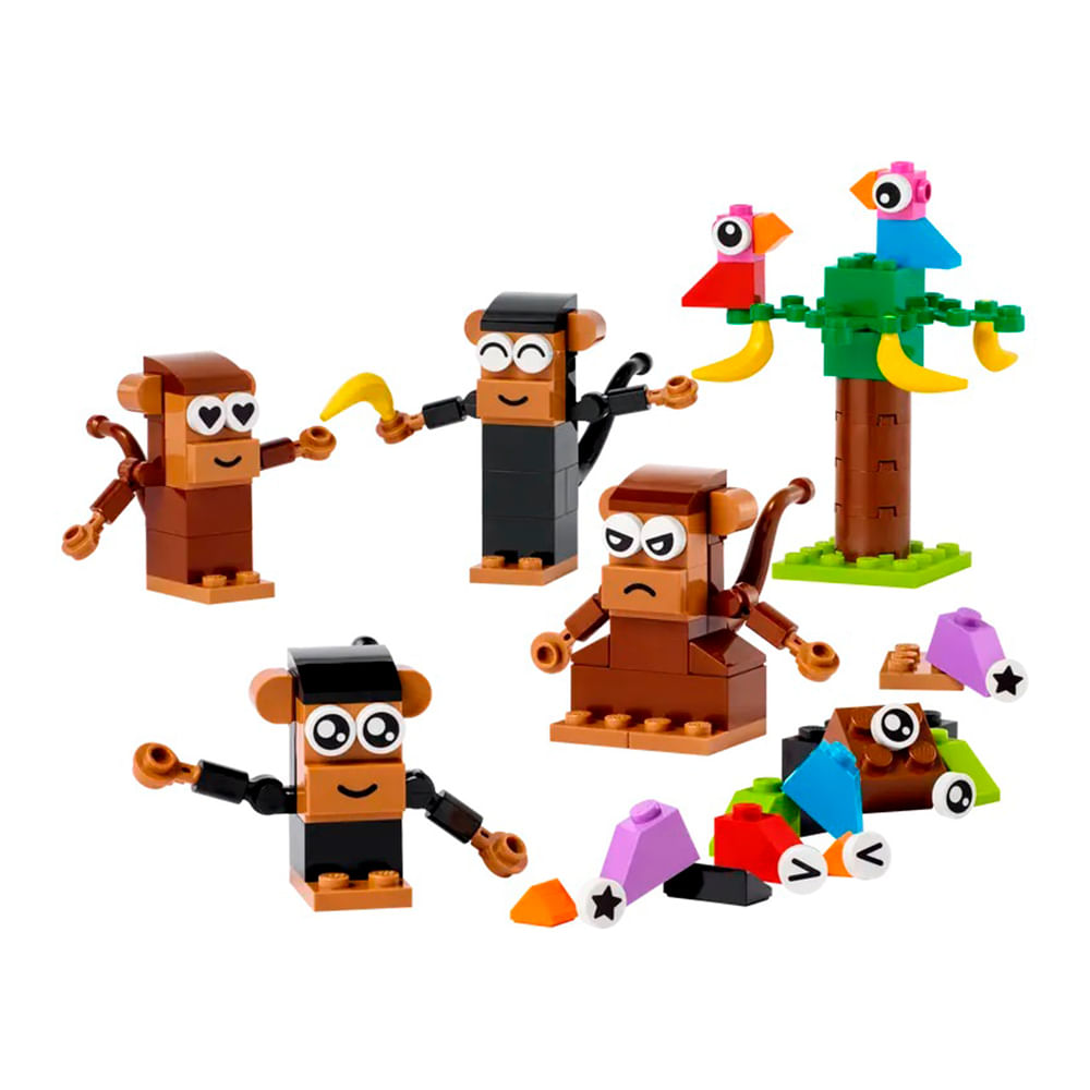 Lego creativo - monos divertidos - Siman El Salvador