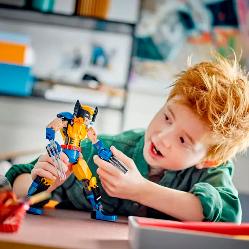 Lego marvel - wolverine figura