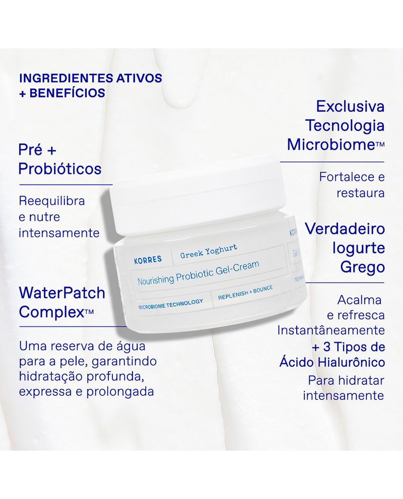 Greek Yoghurt Crema Gel Facial Nutritivo Probiótico 40ml - Siman Costa Rica
