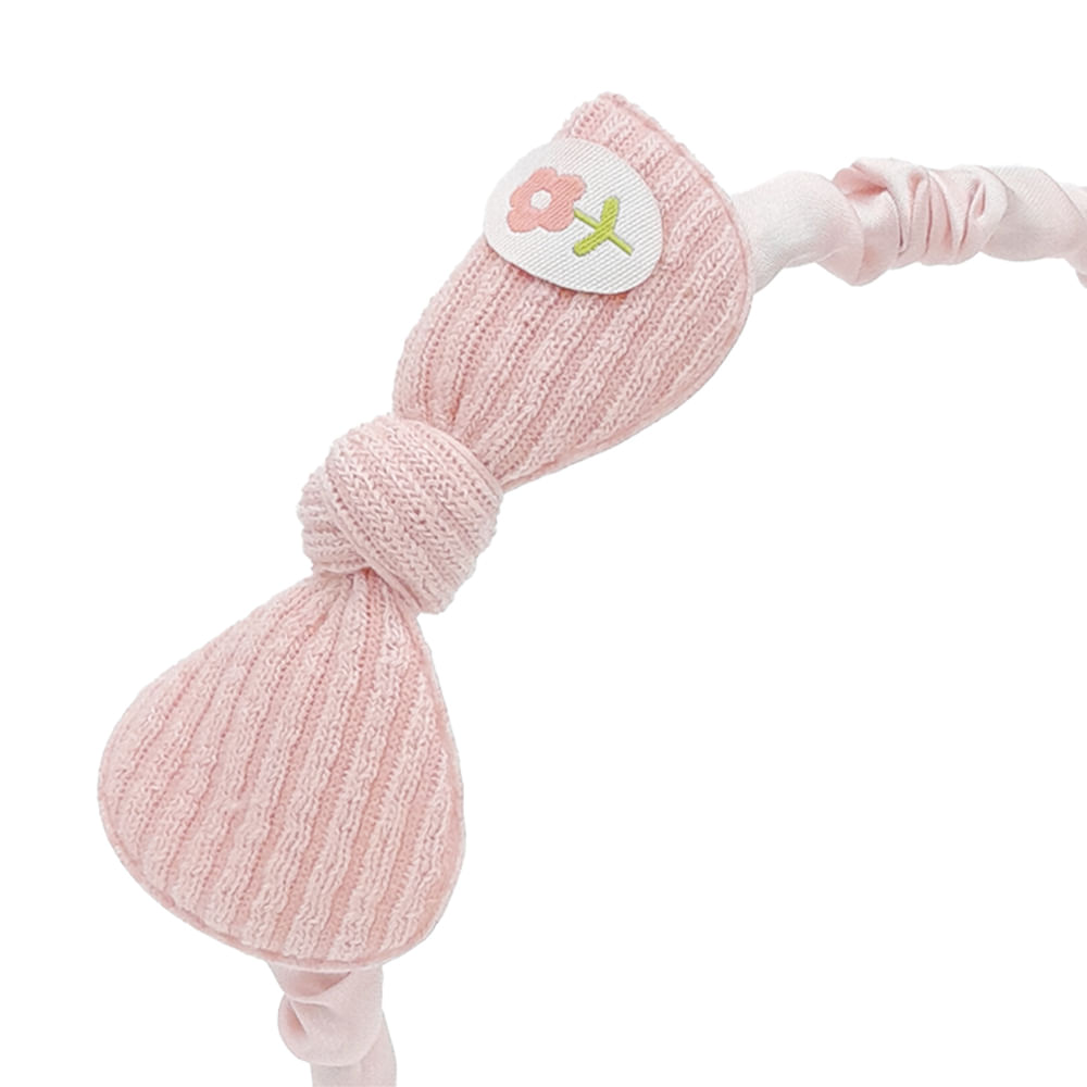 Diadema con chonga rosada sólido para niña - Siman Costa Rica