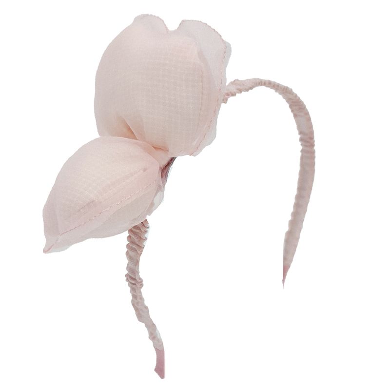 Diadema con chonga rosada sólido para niña - Siman Costa Rica