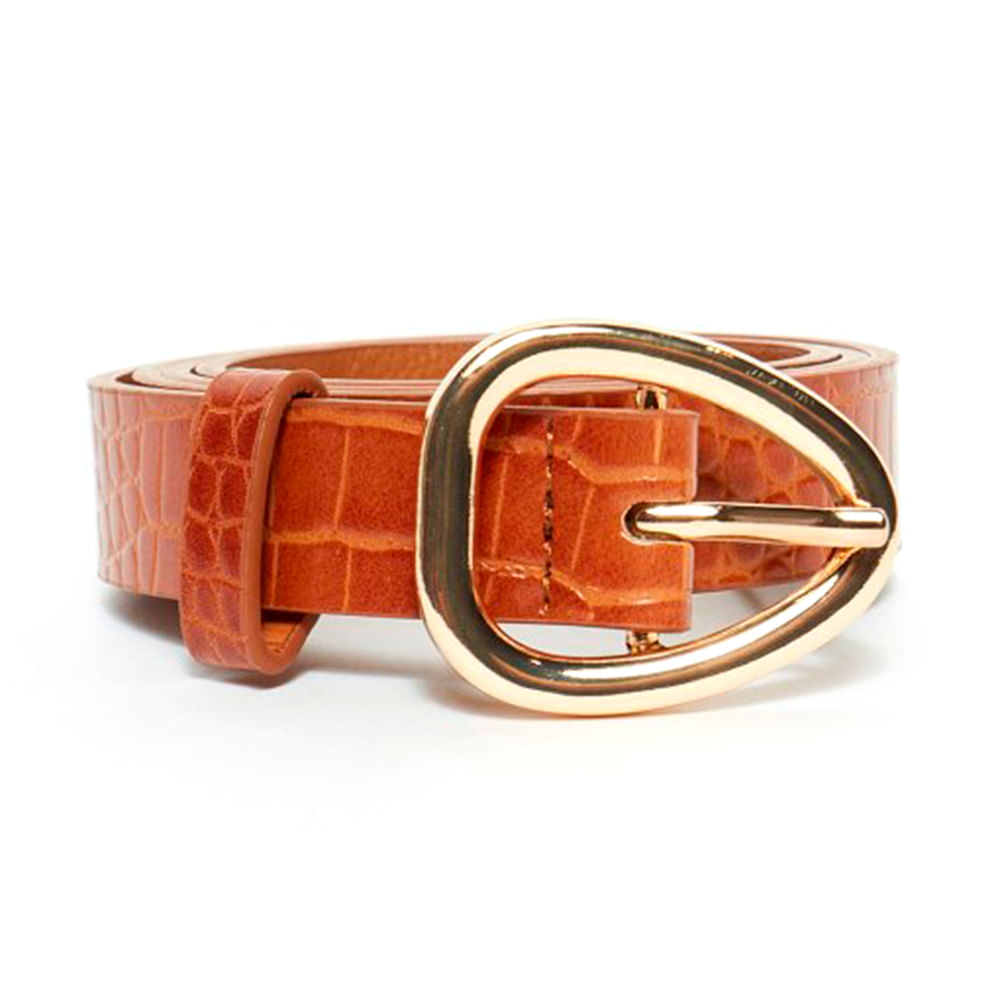 Cinturón Sfera color café para dama