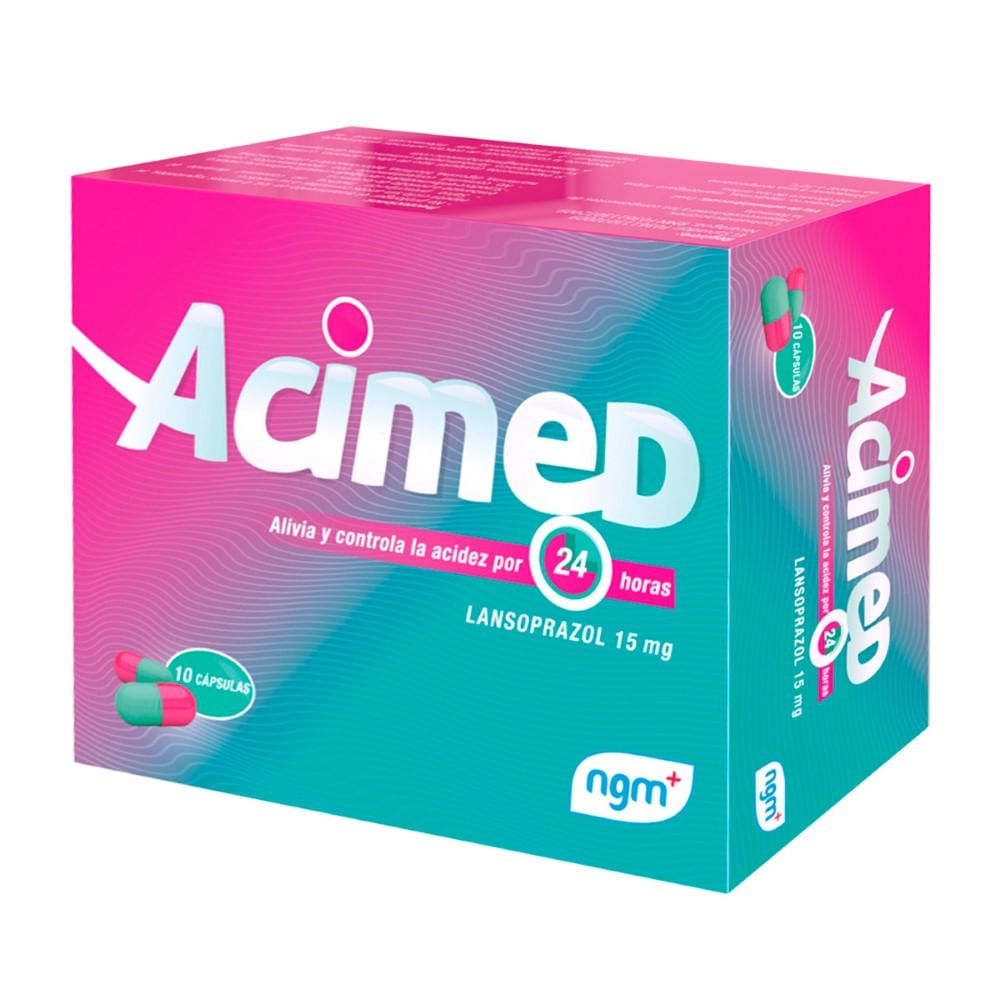 Acimed 15mg x 10 capsulas - Siman El Salvador