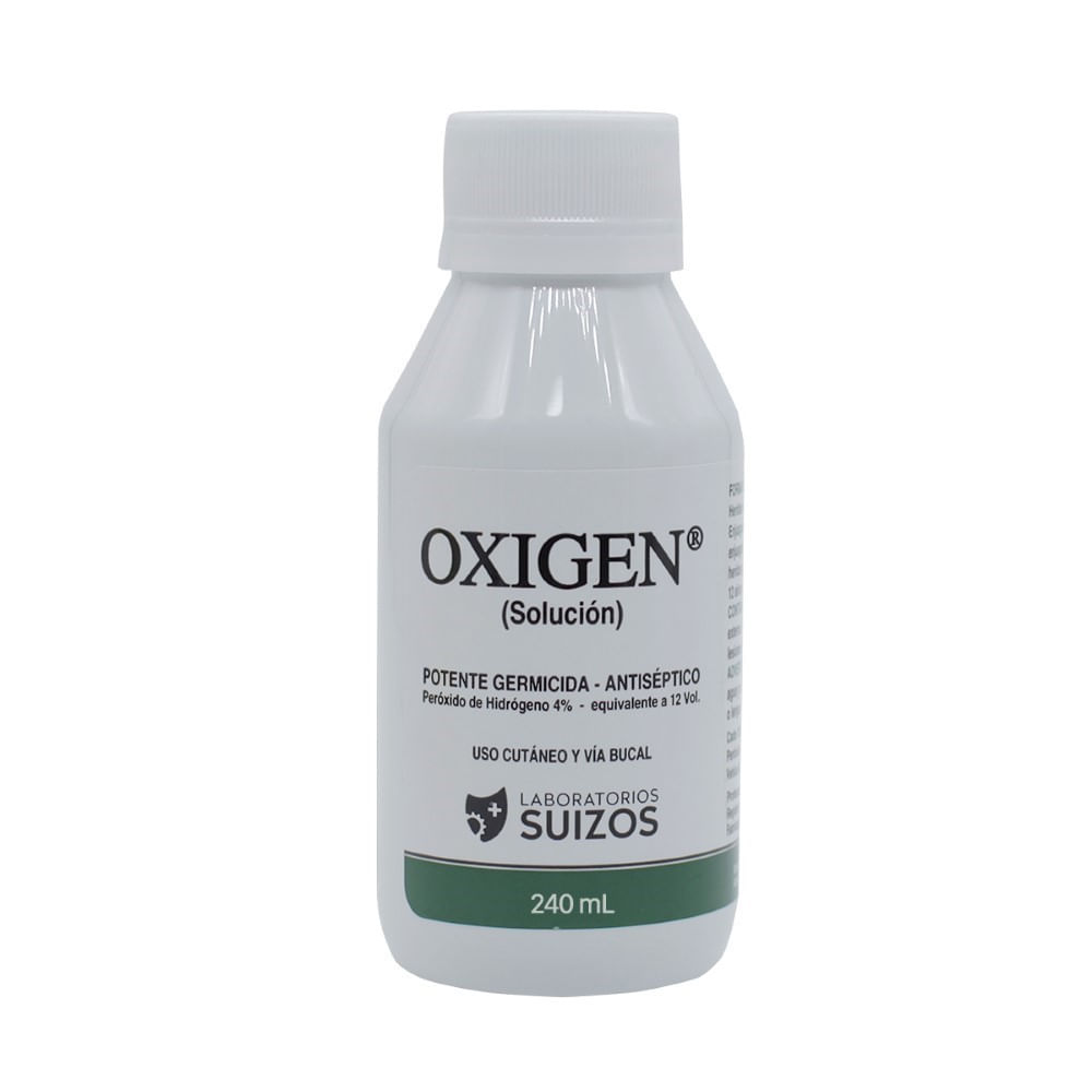 Agua oxigenada Oxigen frasco x 240ml - Siman El Salvador