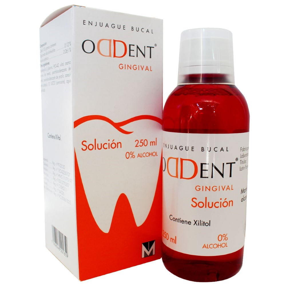 Oddent gingival frasco 250 ml - Siman El Salvador