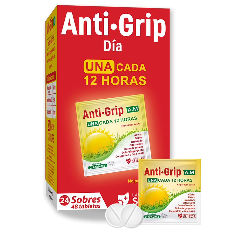 Antigrip-am x 24 sobres de 2 tabletas
