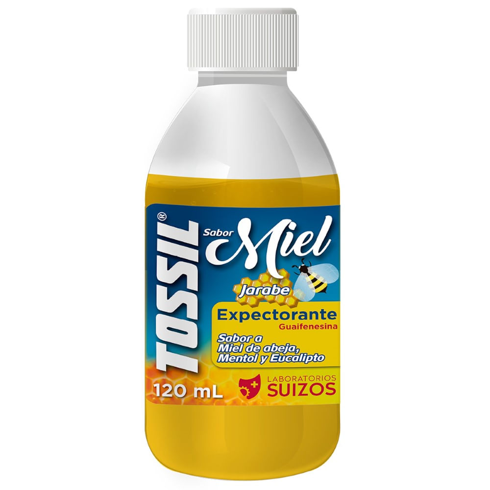 Tossil jarabe sabor miel expectorante x 120 ml - Siman El Salvador