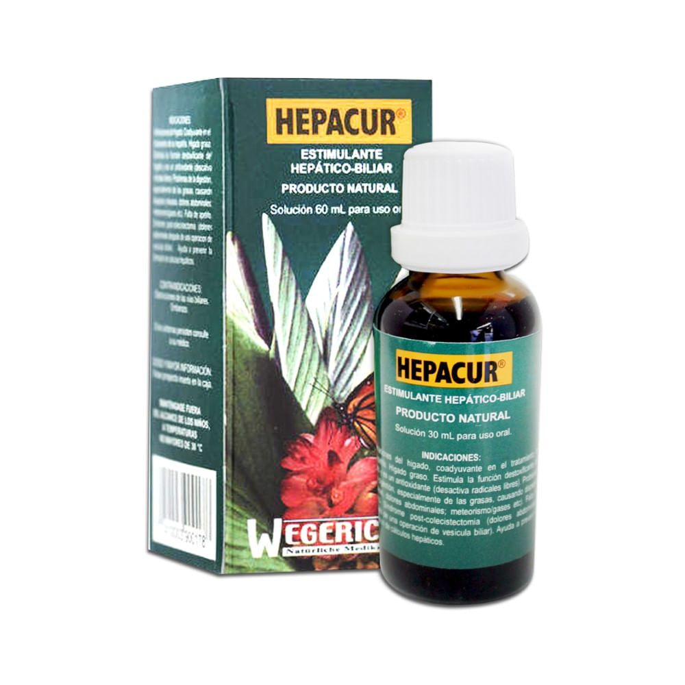 Hepacur frasco x 30ml - Siman El Salvador