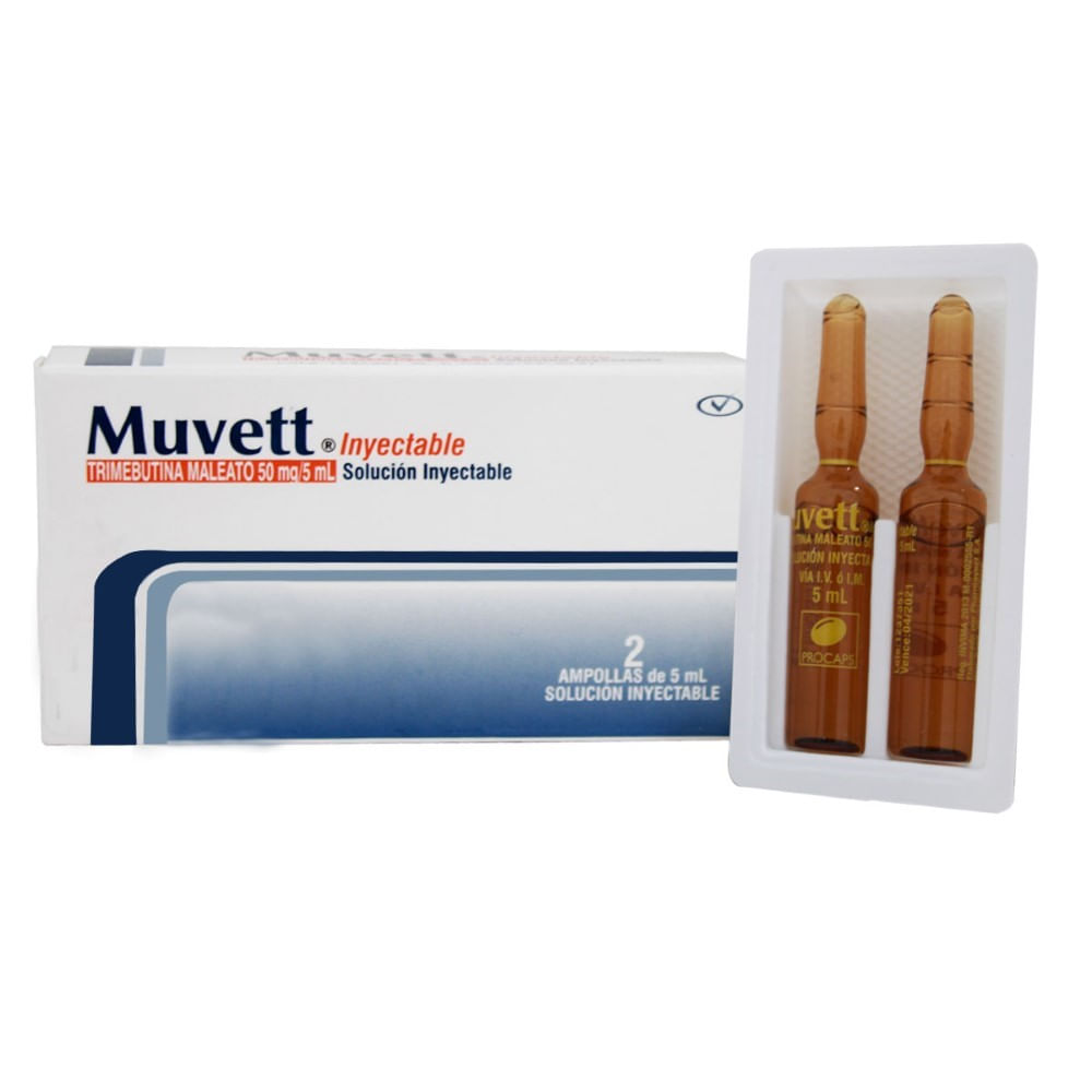 Muvett inyectable 50mg x 2 ampollas de 5 ml - Siman El Salvador